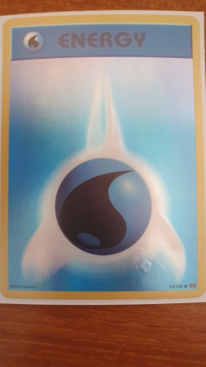 Water Energy 93/108 Reverse Holo | 2016 XY Evolution | Pokem | Kaufen ...