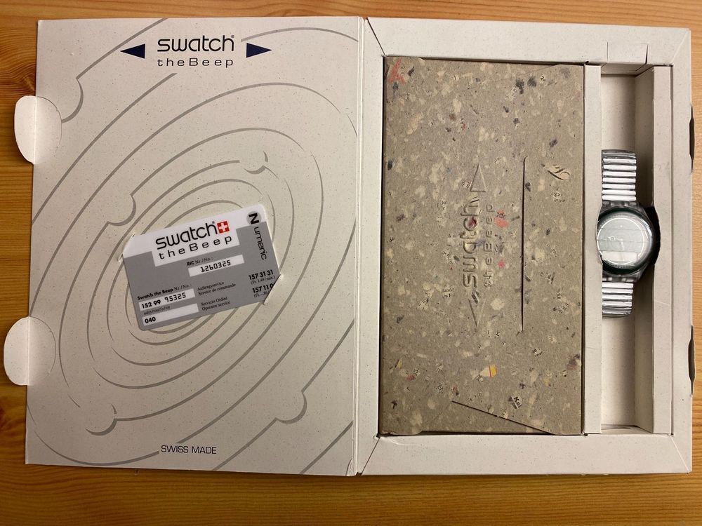 Swatch Pager The Beep - Full Set (Neu und originalverpackt) in Pazzallo ...