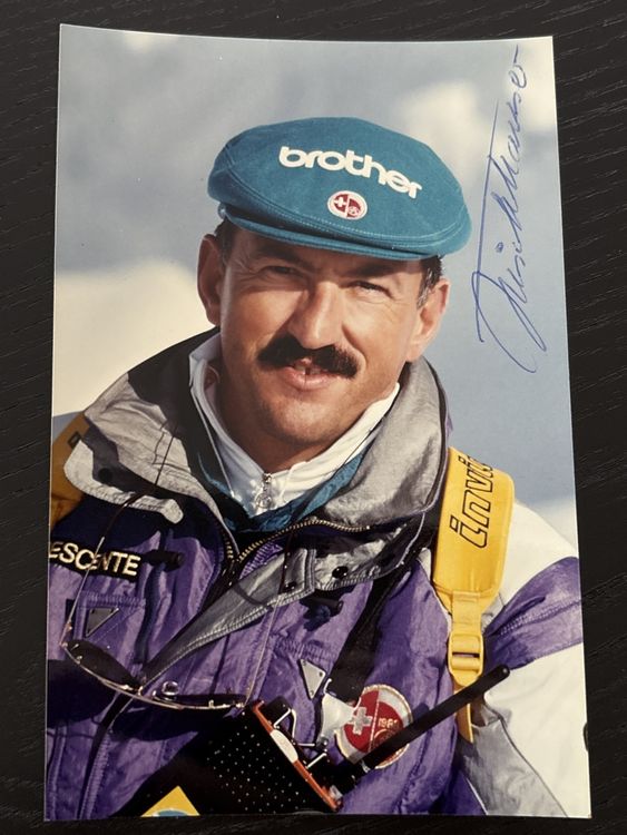 Signiertes Foto: Jan Tischhauser, Ski-Trainer (Gebraucht) in Uetendorf ...