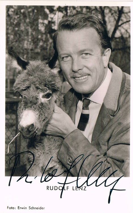 Rudolf Lenz 1920-87 Autogramm signiert Vintage Foto 9x14cm (Gebraucht) in Bischofszell für CHF 9 ...