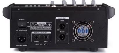 Vonyx Mischpult AM8A Powermixer 2x500Watt (Neu (gemäss Beschreibung ...