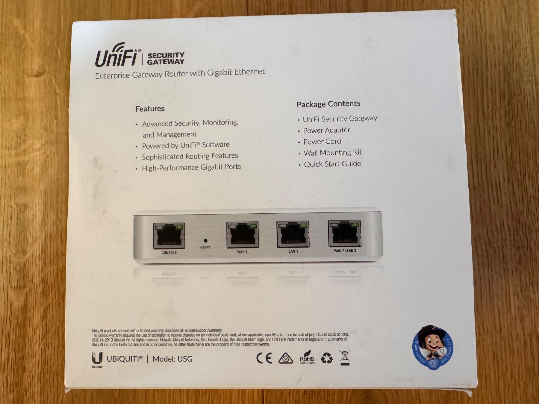 Ubiquiti UniFi Security Gateway (USG) – mit OVP & Netzteil (Gebraucht ...