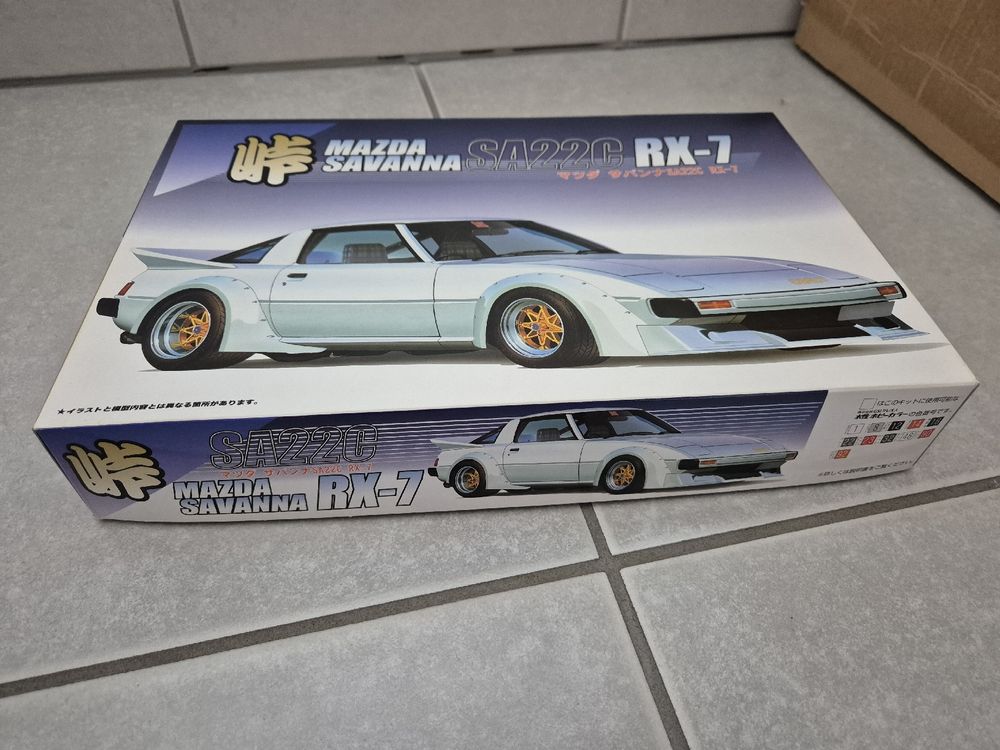 TRÈS RARE ! Mazda Savanna RX-7 SA22C au 1/24 FUJIMI (Neu und originalverpackt) in Cugy FR für ...