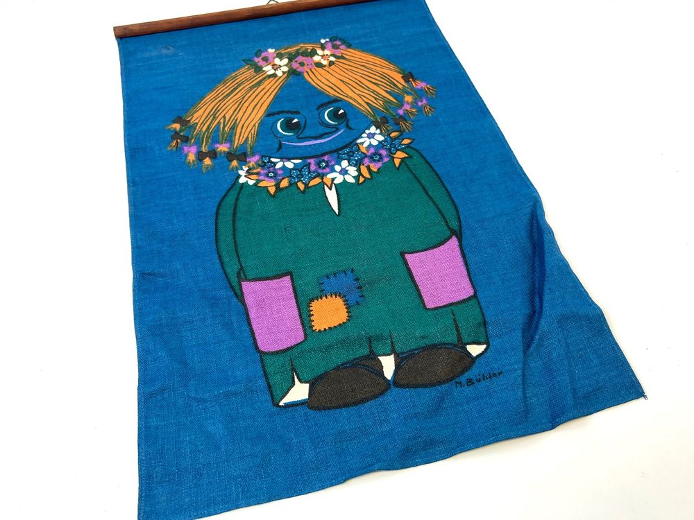 Textil-Wandbild mit Trollmädchen «Klein-Trulsa», May Bühler | Kaufen ...