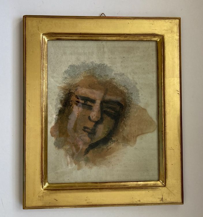 Oscar Lüthy 1882-1945 "Kopf" Original Aquarell, signiert | Kaufen auf Ricardo