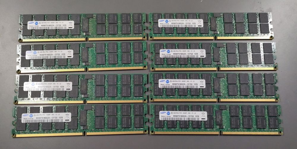 8x 4GB 2Rx4 PC2 - 6400P Parity ECC REG RAM Samsung (Gebraucht) in ...