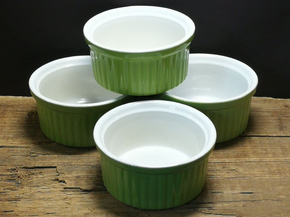 4 grüne Keramik Auflaufformen (Gebraucht) in Walkringen für CHF 5 – mit Lieferung auf Ricardo kaufen