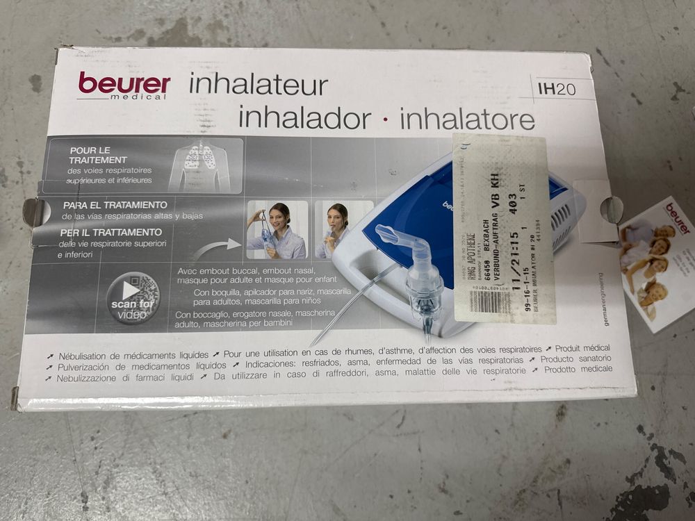 Beurer Inhaliergerät IH20 (Gebraucht) in Dietlikon für CHF 1 – nur ...