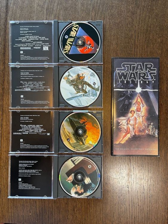 Star Wars Trilogy soundtrack (4cd box set) (John Williams) (Gebraucht ...