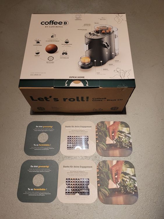 CoffeeB Globe-Black neu+originalverpackt inkl. 50.-Gutschein | Kaufen auf Ricardo