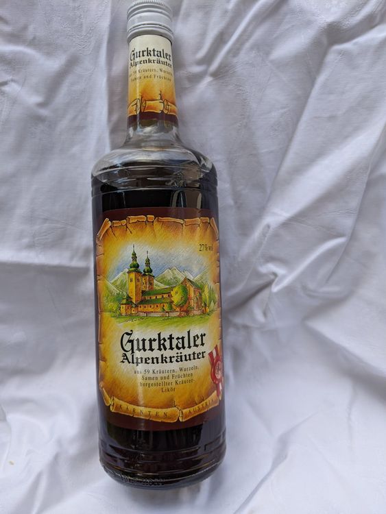 Gurktaler Alpenbitter Kräuterlikör 1 Liter (Neu und originalverpackt ...