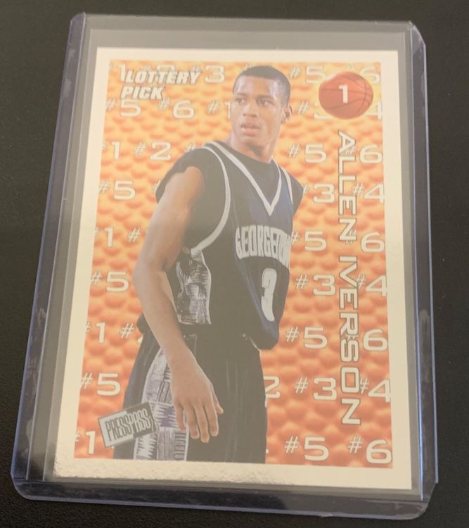 NBA Allen Iverson Presspass Lottery Picks Card | Kaufen auf Ricardo