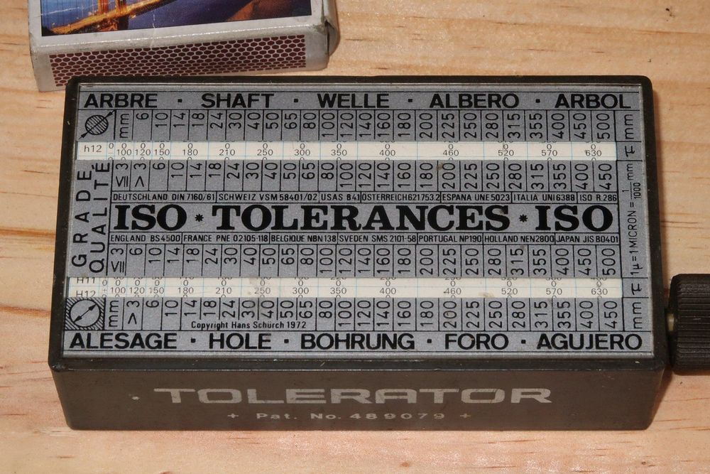 TOLERATOR Pat. No. + 489079 + (Gebraucht) in Biel/Bienne für CHF 25 ...