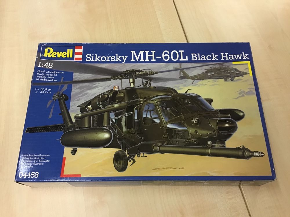 SIKORSKY MH-60L BLACK HAWK REVELL 04458 1:48 (Neu und originalverpackt ...