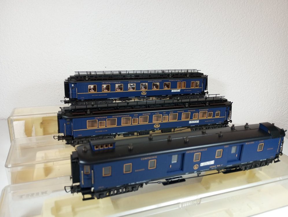 Trix H0: 3 x CIWL Wagen "Simplon-Orient-Express" (Gebraucht) in Fontaines NE für CHF 164 – mit ...