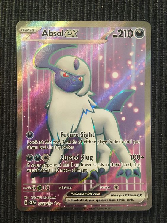 Pokemon Obsidian Flames Absol Ex Fullart Englisch | Kaufen auf Ricardo