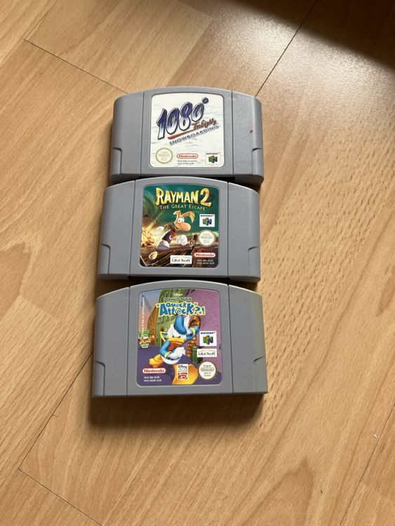 N64 1080 , Rayman 2 , Quack Attack | Kaufen auf Ricardo