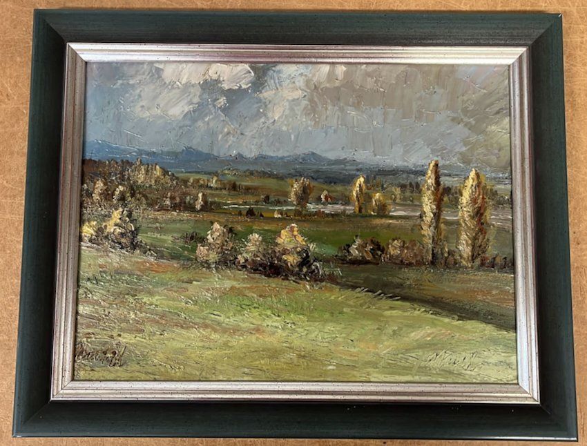 Gemälde, sommerliche Landschaft (ID 7091) (Gebraucht) in Gelterfingen für CHF 40 – mit Lieferung ...
