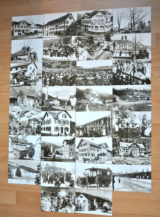 30 Ansichtskarten „Buchs SG in alten Ansichten“ (Neu (gemäss ...