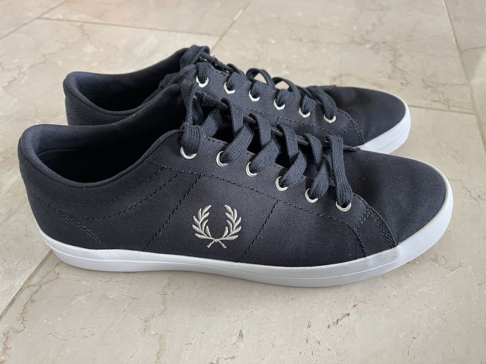 Sneaker Fred Perry Canvas schwarz 41 | Kaufen auf Ricardo