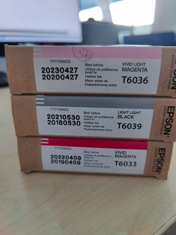 Original Epson Tinte(n) T6033, T6036, T6039 | Kaufen auf Ricardo