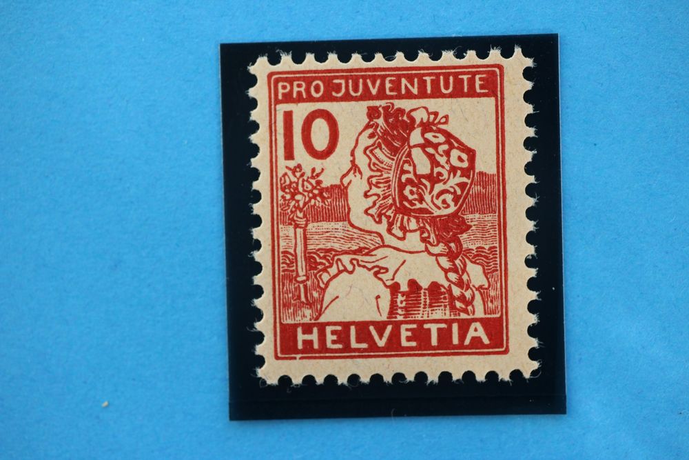 PJ 1915 Nr. 3 postfrisch ** - rot, sämisch + ABART - CHF 250 (Neu ...