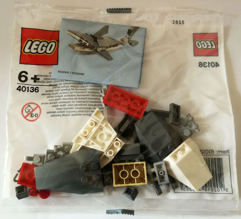 LEGO 40136 Hai (Shark) Polybag (Neu und originalverpackt) in ...