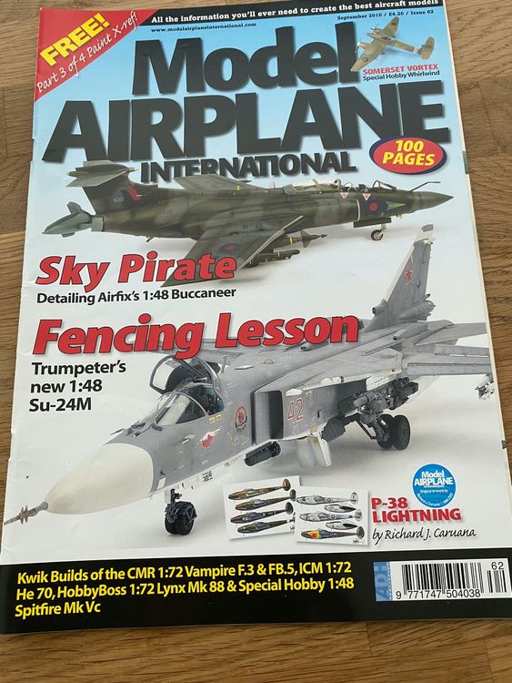 MAG ENG MODEL AIRPLANE INTERNAT. ISSUE 62 SEPTEMBER 2010 (Gebraucht) in ...
