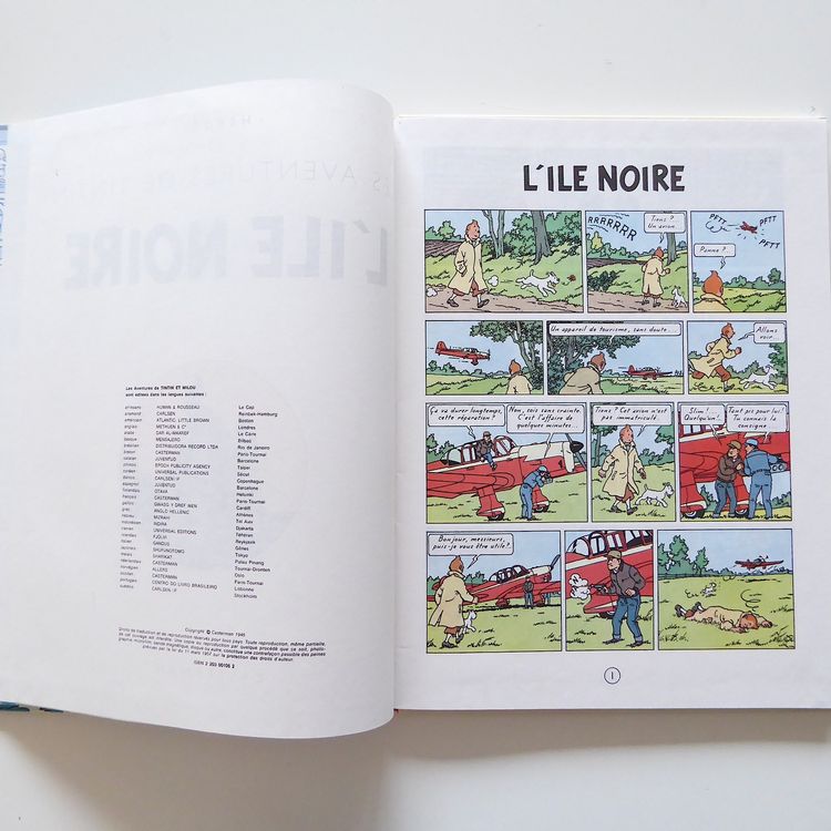 L' Ile Noir - Tim und Struppi - Tintin - Französisch (Gebraucht) in ...