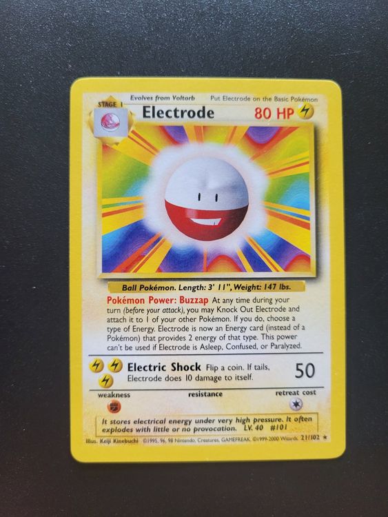 Pokemon Electrode Rare Base Set (Gebraucht) in oberbuchsiten für CHF 12 ...