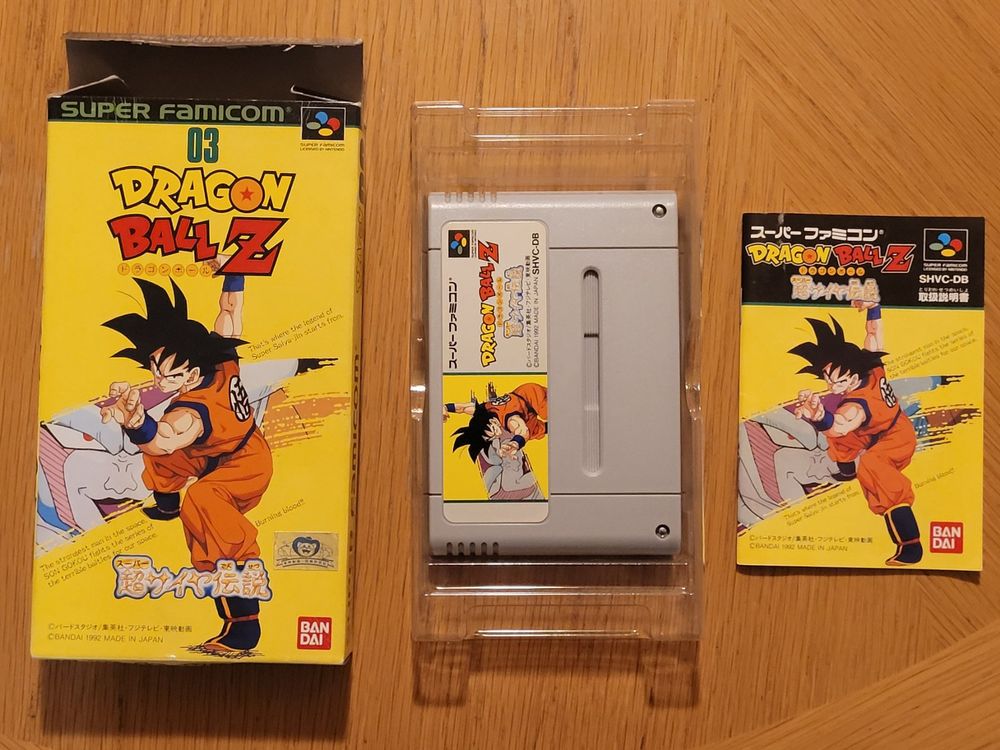 Dragon Ball Z Super Saiya Densetu OVP SNES Super Famicom Jap (Gebraucht ...