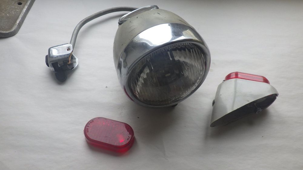 EIERLAMPE HELLA VDO TACHO SACHS 502 RÜCKLICHT VELUX PUCH DKW | Kaufen auf Ricardo