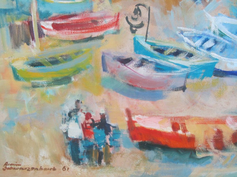 Armin Schwarzenbach (1914-2000) *** Paysage 1961 *** (Gebraucht) in Bruettisellen für CHF 102 ...