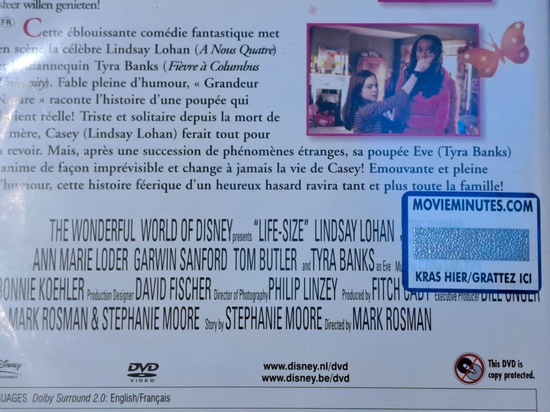 IMPORT DVD LIFE-SIZE, Lindsay Lohan & Tyra Banks Walt Disney (Gebraucht ...