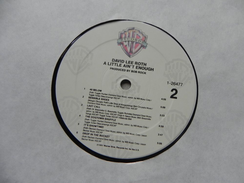 LP USA Hardrock David Lee Roth 1991 Eddy van Halen | Kaufen auf Ricardo