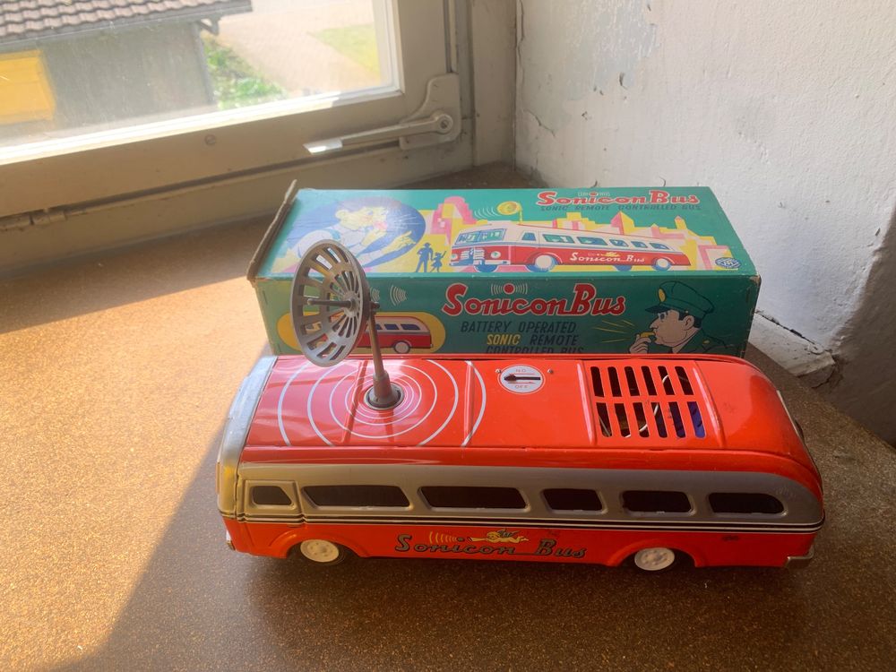 TOYS JAPAN SONICON BUS BLECH SEHR ALT (Gebraucht) in Watt für CHF 72 ...