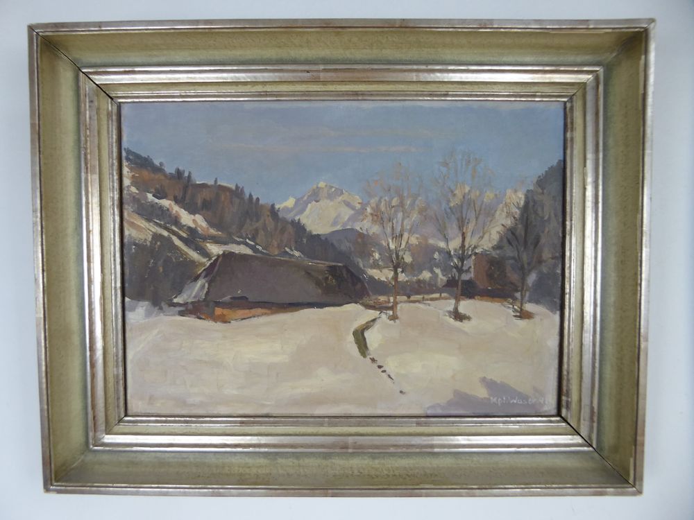 Winterlandschaft (Original, Heini Waser, 1941) | Kaufen auf Ricardo