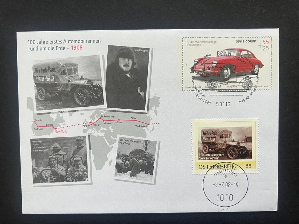 Rennen um die Welt 2013 Sonderstempel Luxus (B969) (Gebraucht) in ...