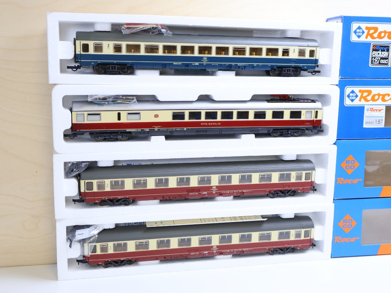 ROCO 4 x Personenwagen TEE H0 46551/44751 - Top Modelle (Gebraucht) in ...