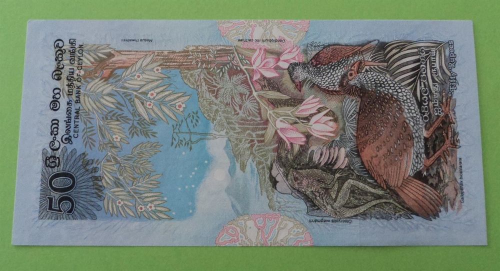 Ceylon: 50 und 2 Rupees 1979, UNZ/SS (Neu und originalverpackt) in ...