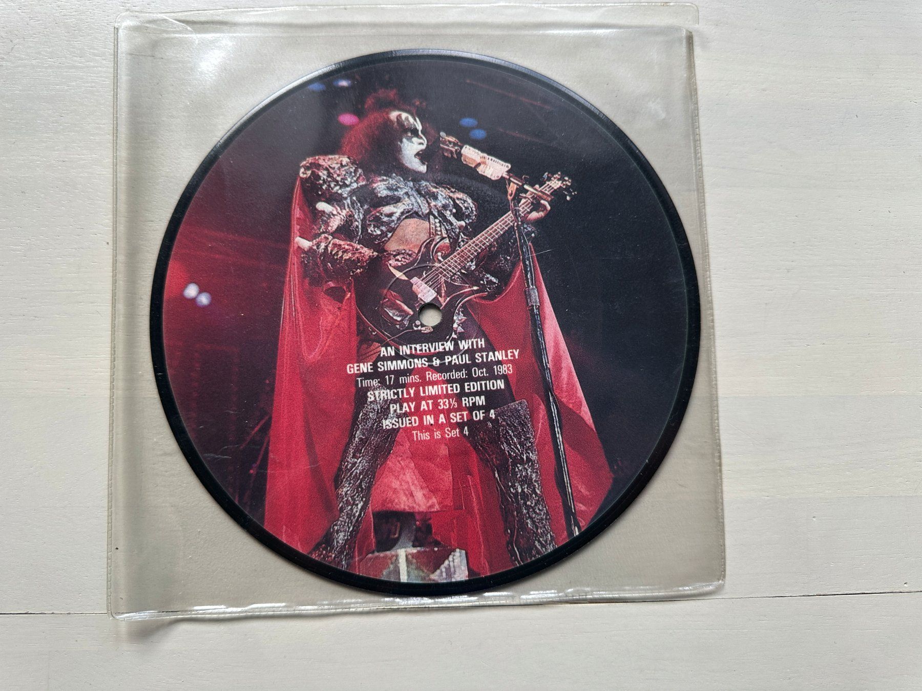 KISS GENE SIMMONS PAUL STANLEY rare Picture disc Kult Single (Gebraucht ...