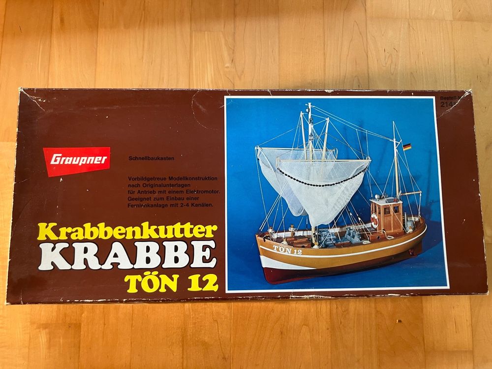 Graupner Modell Schiff Bausatz KRABBE TÖN 1:25 (Gebraucht) in für CHF ...