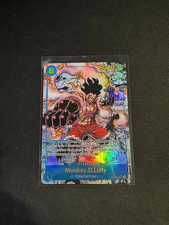 Monkey D. Luffy (OP11-118) V.3 Manga Alt Art One Piece TCG (Gebraucht ...