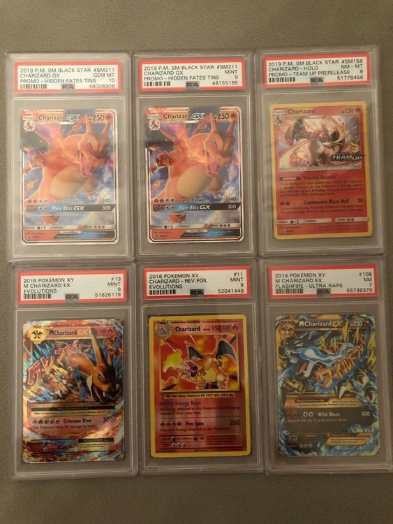 Charizard PSA 7 - PSA 10 Sammlung (Neu (gemäss Beschreibung)) in ...
