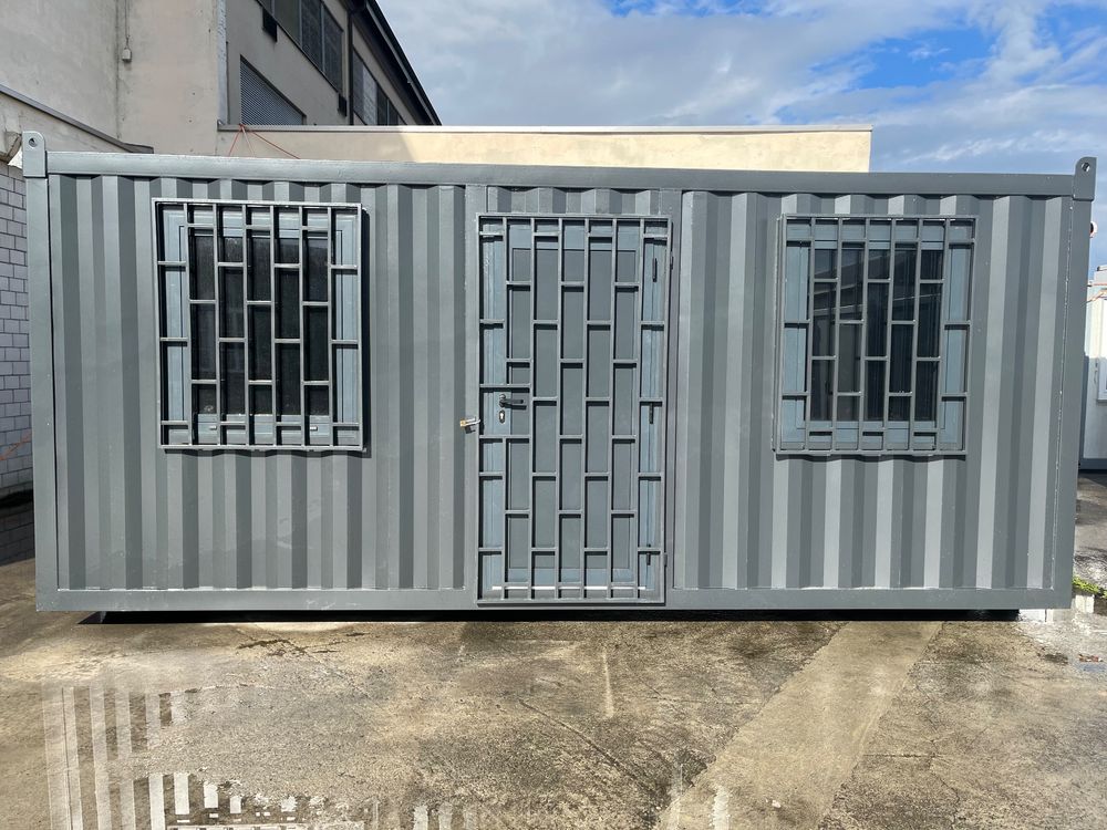 Bürocontainer / Baucontainer in Metall 6m SOFORT VERFÜGBAR (Neu und originalverpackt) in ...