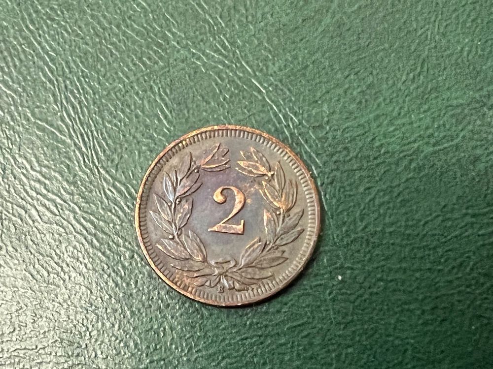 Schweiz 2 Rappen 1903 (Gebraucht) in Zürich für CHF 15 – mit Lieferung auf Ricardo kaufen