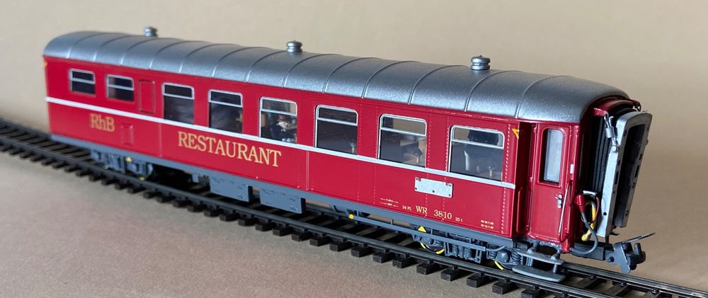 STL-Models; RhB; Speisewagen WR 3810 rot. WABU Modell (Neu (gemäss Beschreibung)) in luzern für ...
