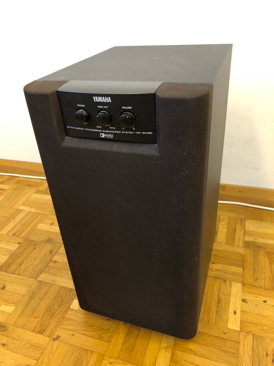 Yamaha YST-SW80 Aktiv Subwoofer 100 Watt (für Bastler) (Defekt) in ...