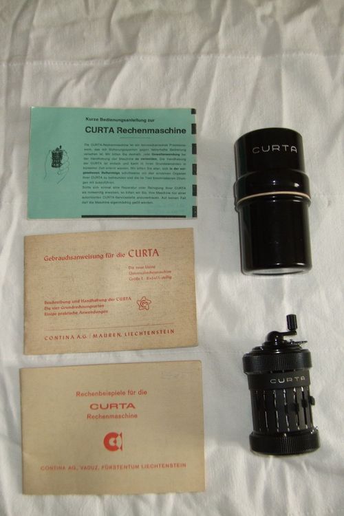 Curta Rechenmaschine Type 1 No. 24678 (Gebraucht) in Heimberg für CHF ...