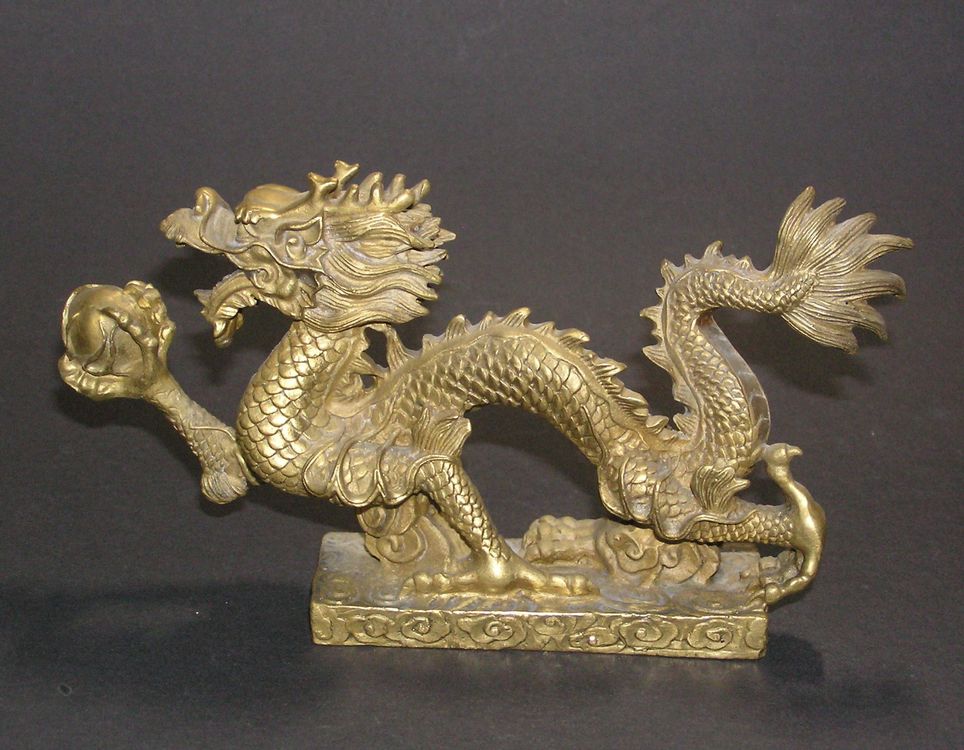 BRONZE MESSING DRACHE CHINA | Kaufen auf Ricardo